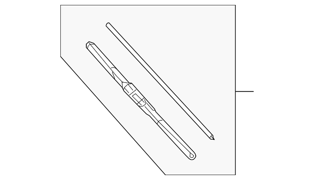 BDTS-67-330 - Wiper Blade 2019-2025 Mazda 3 | Florida Mazda Parts