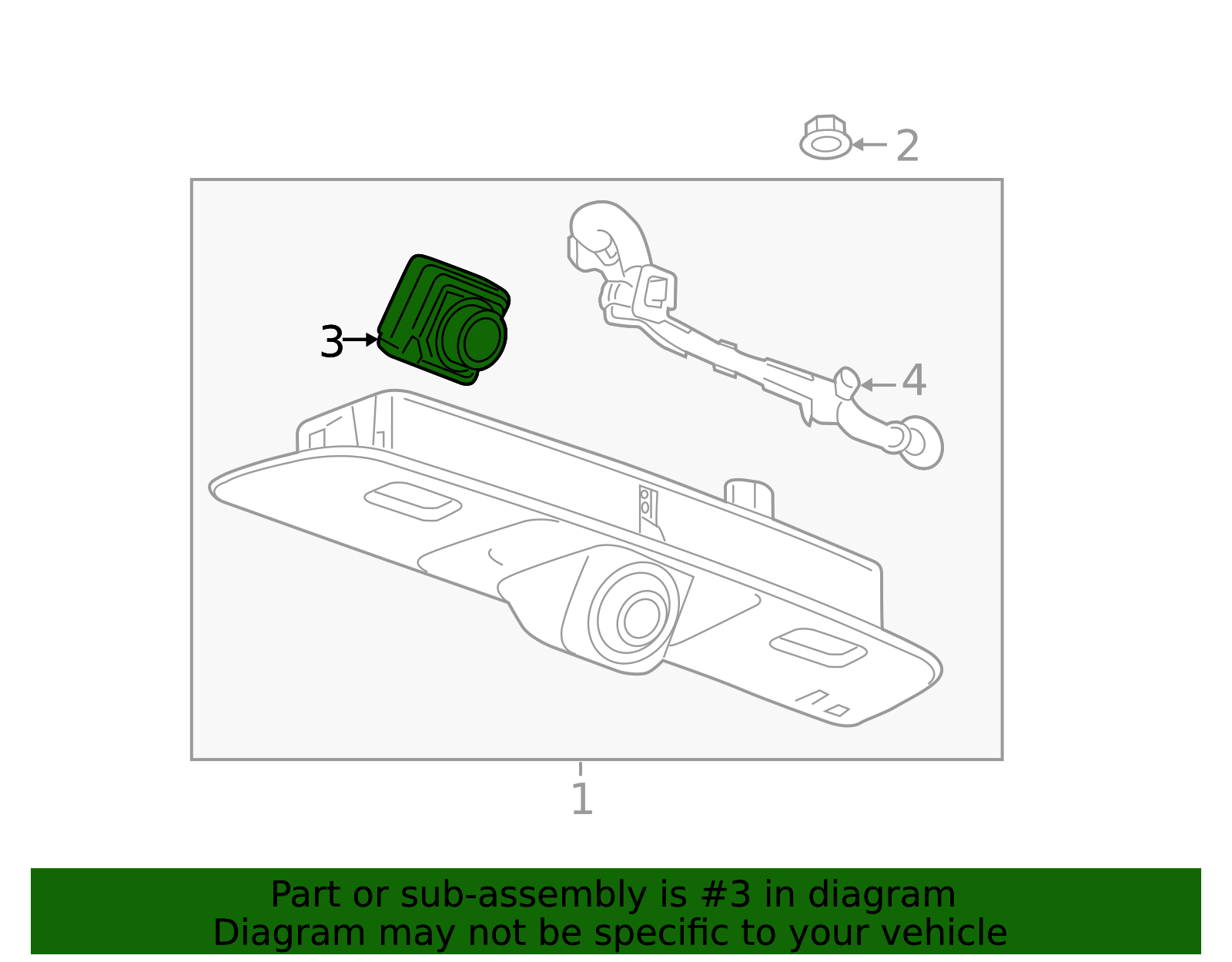 2019-2025 Chevrolet Blazer Rear Camera 84898640 | Capital Chevy Parts