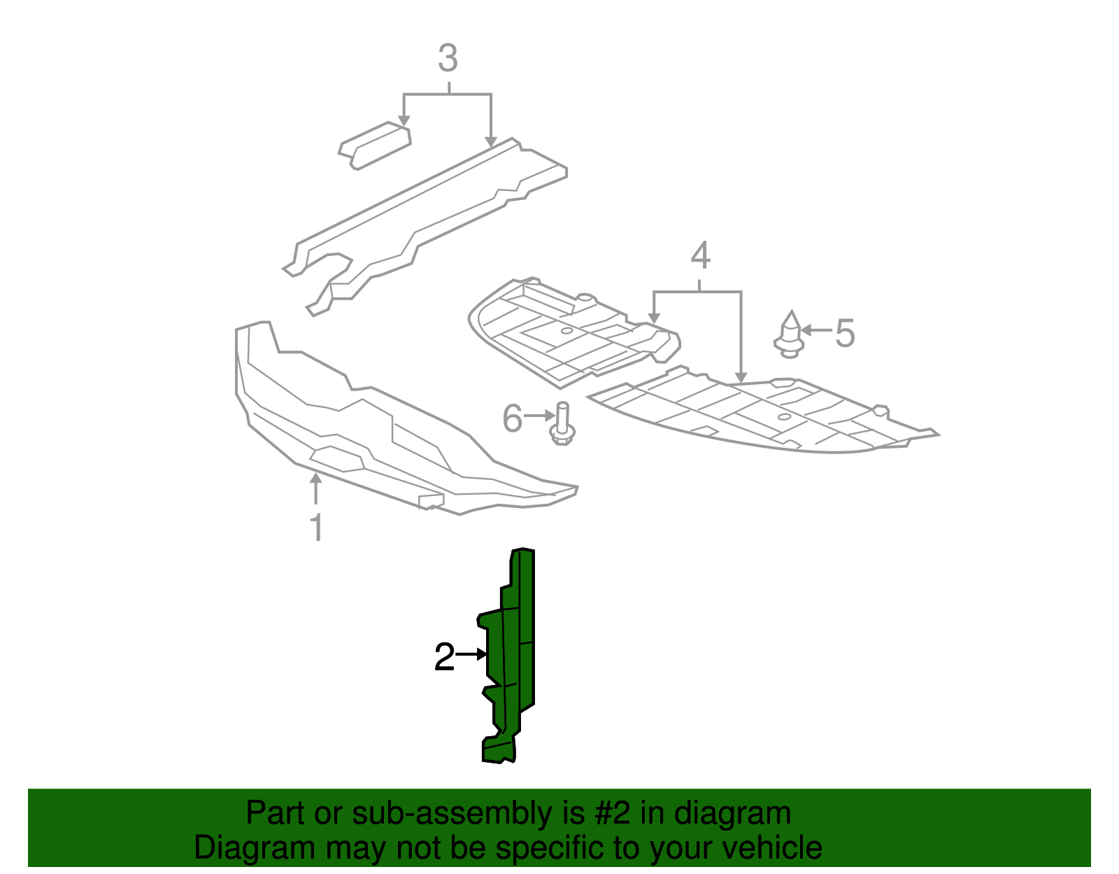53293-33070 - High-Quality Radiator Support Air Deflector for 2010-2012 ...