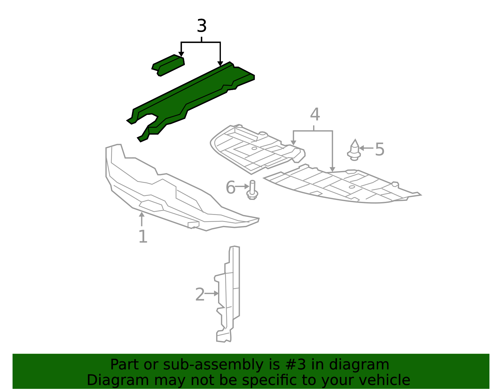 53796-33010 - High-Quality Radiator Support Splash Shield for 2007-2012 ...