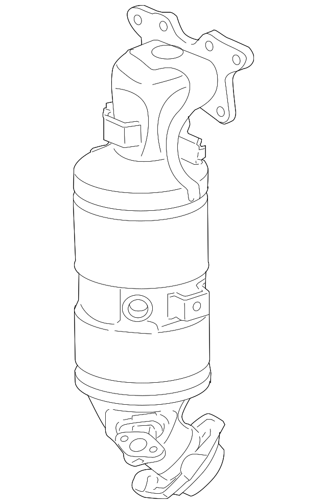 18190-R1Y-L00 - Catalytic Converter 2014-2015 Honda Civic | Honda Parts ...