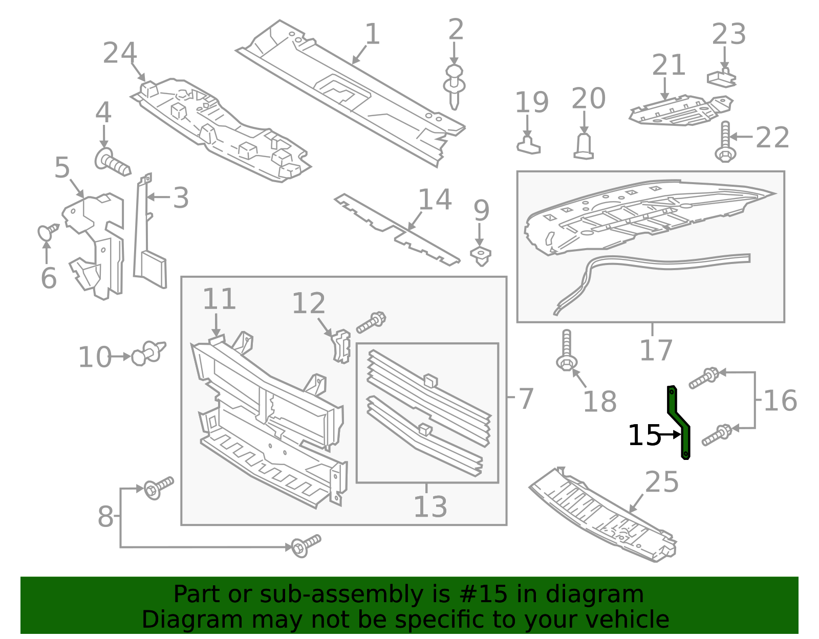 2015-2023 Ford Mustang Bracket FR3Z-00810-A | Ford OEM Parts Outlet