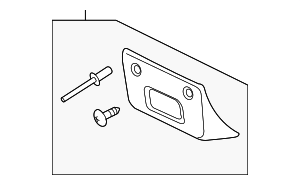 2015-2020 Chevrolet Colorado Front License Plate Bracket 22891635 GM ...