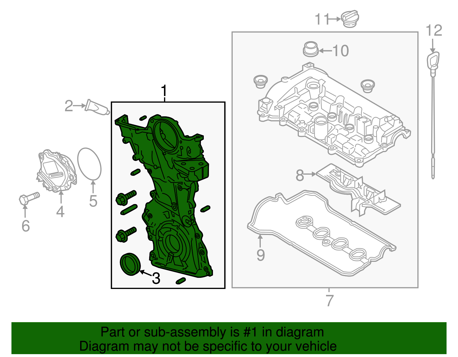 PY01-10-500A - Engine Timing Cover 2014-2025 Mazda | Mazda-Parts