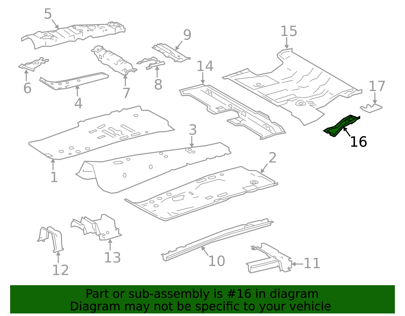 57838-0R030 - High-Quality Floor Extension for 2013-2018 Toyota RAV4 ...