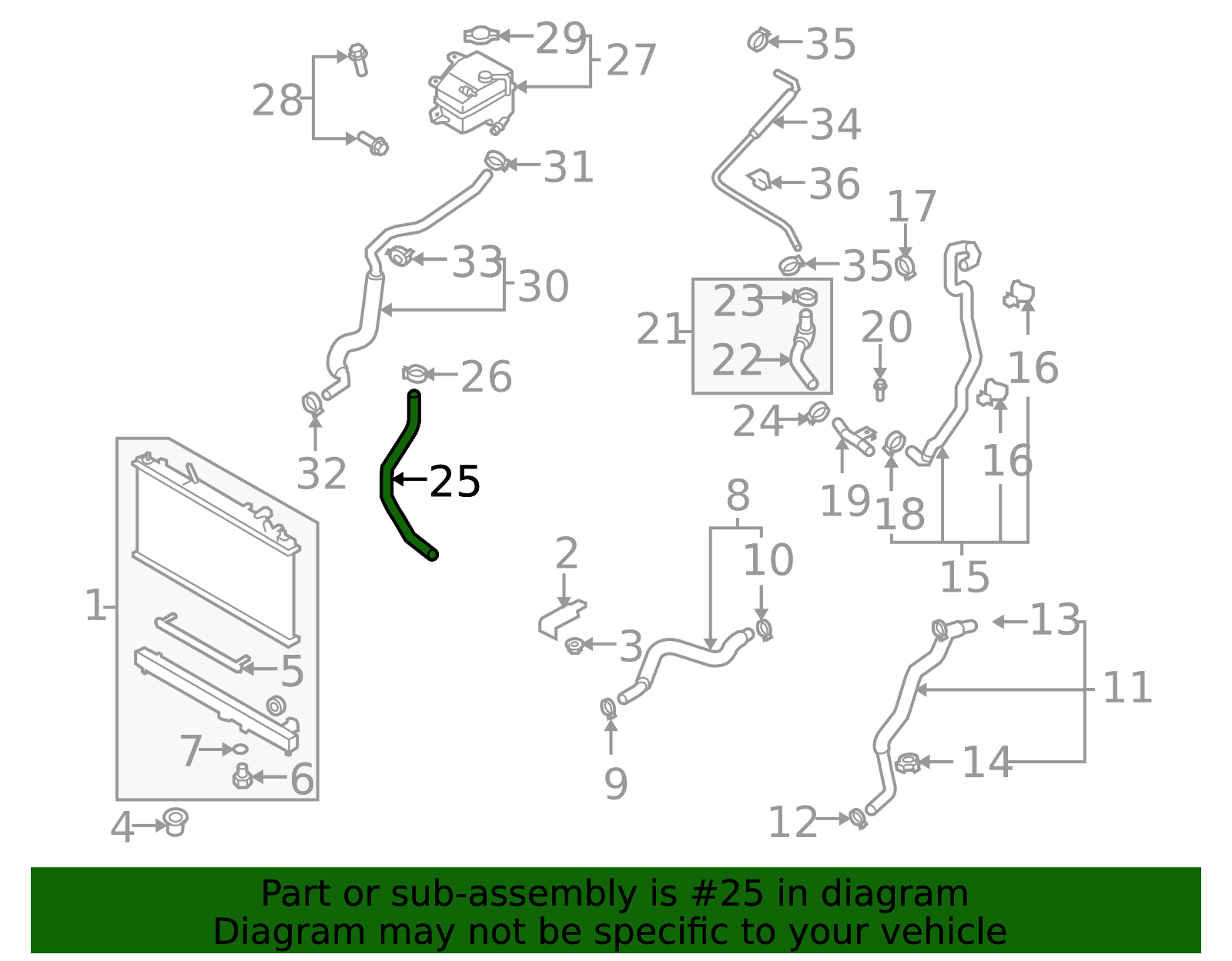 CY01-15-537B - Engine Coolant Overflow Hose Mazda Parts.US