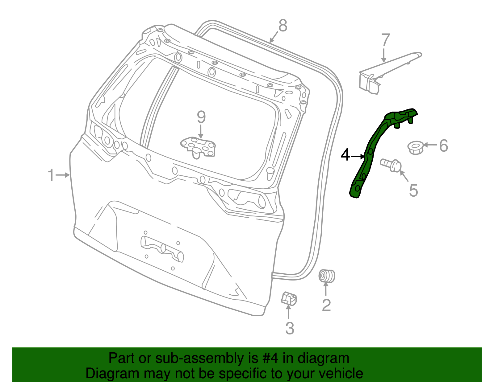 68260-TLA-A01ZZ - Hinge 2017-2022 Honda CR-V | Honda Parts Online