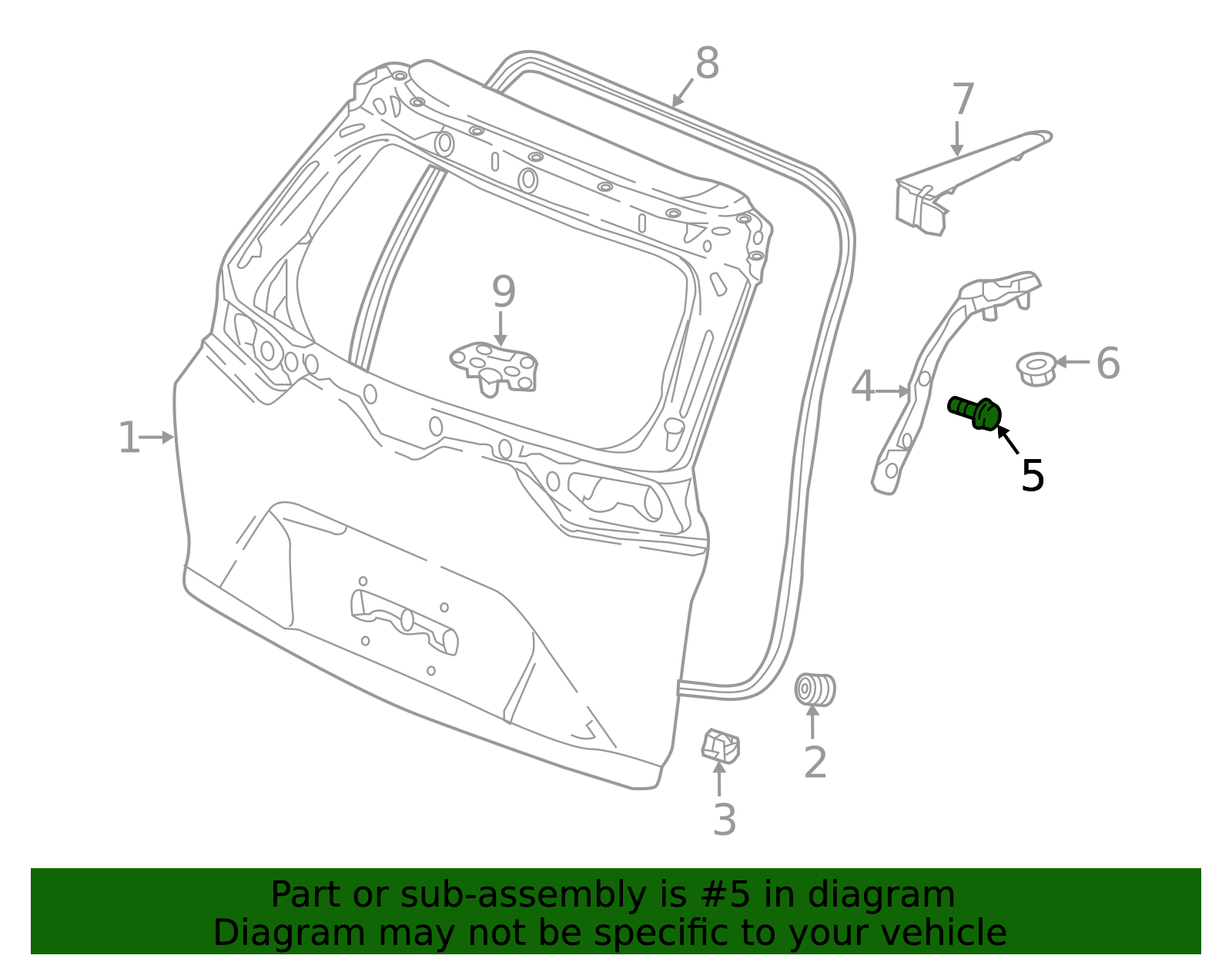 2011-2025 Honda Hinge Bolt 90101-SLJ-003 | Honda Factory Parts