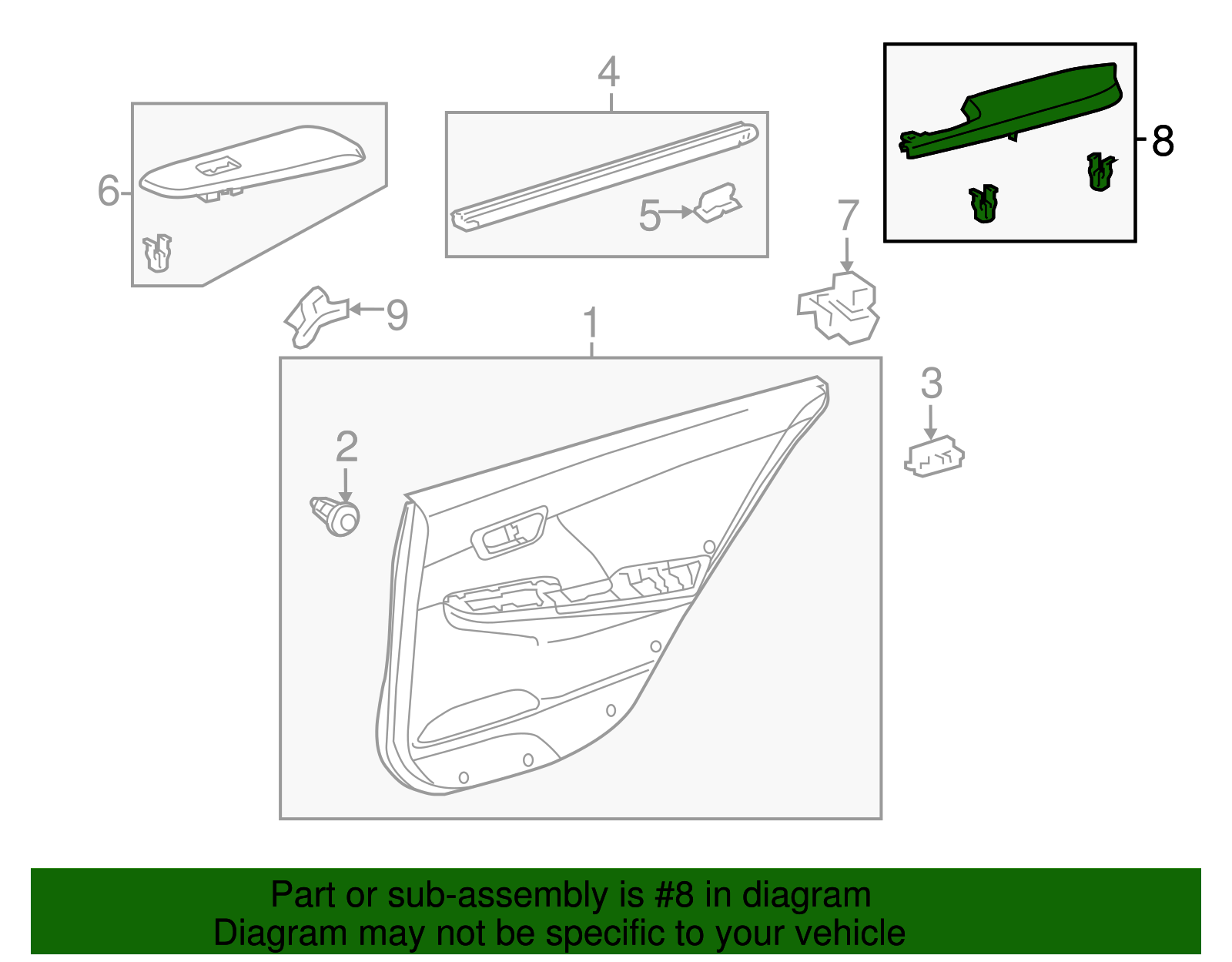 74260-06160-A0 - Armrest - 2012-2013 Toyota Camry | OEM Genuine Toyota ...