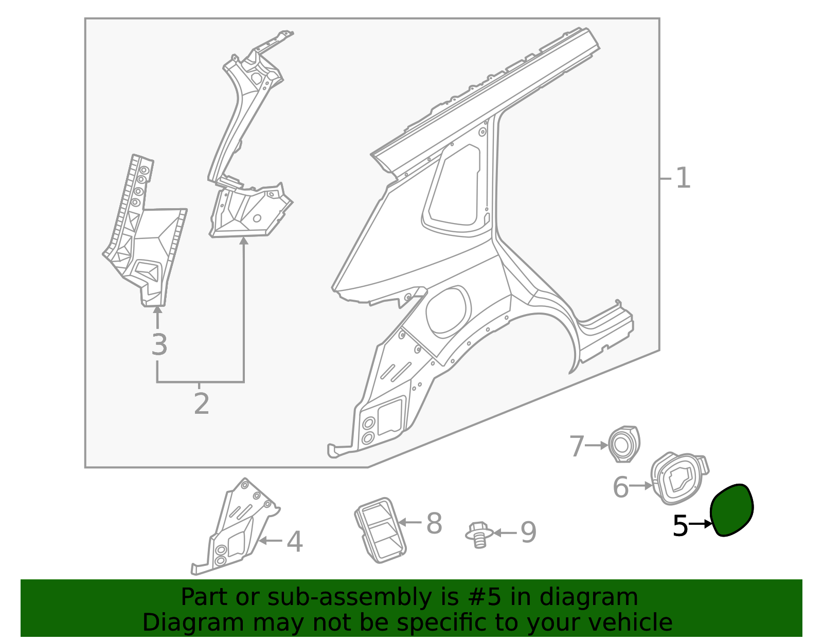 78832-6RA0H - Fuel Filler Door 2021-2025 Nissan Rogue | Official Nissan ...