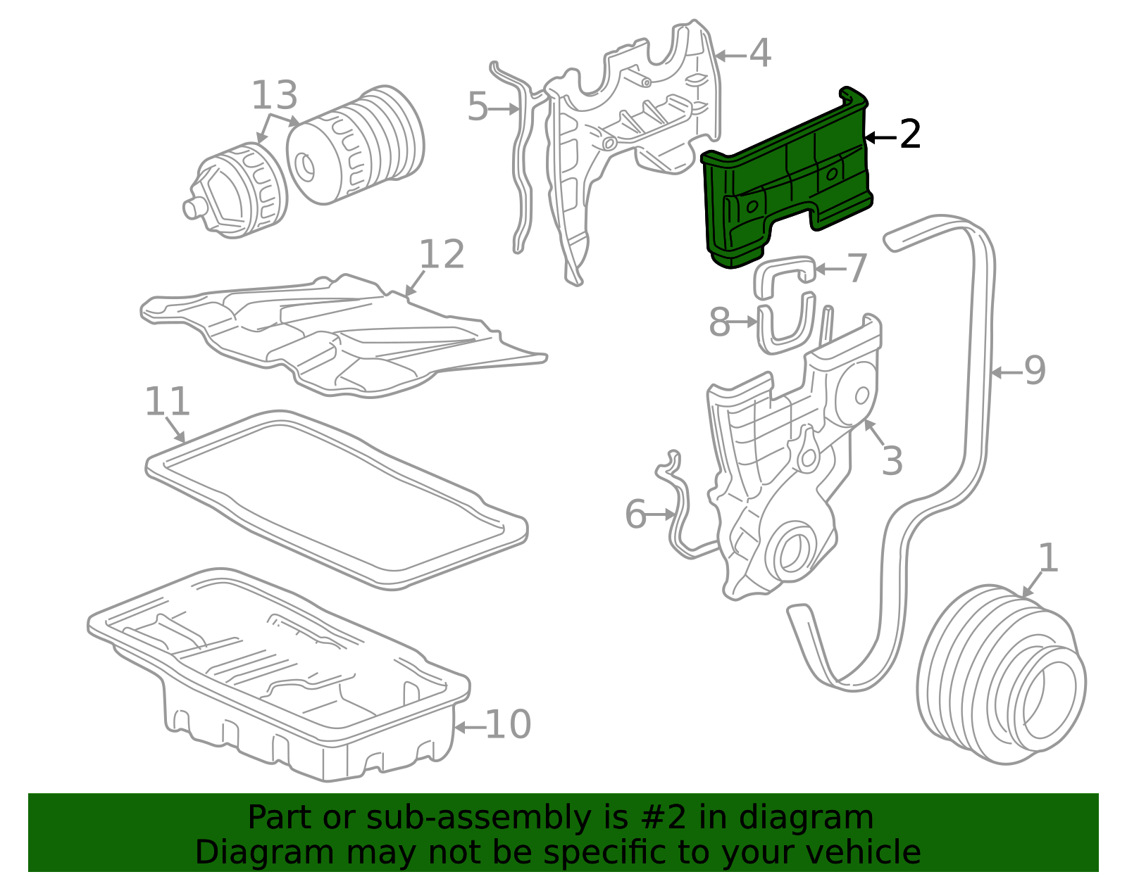 11820-PR4-A01 - Timing Cover 1997-2001 Honda CR-V | Honda Parts Online