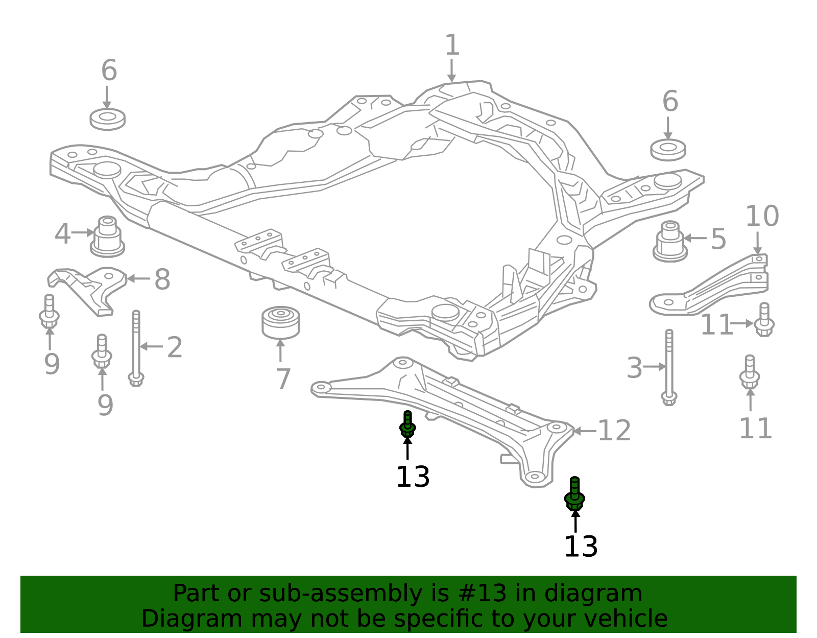 2017-2025 Honda Stiffener Bolt 90167-SAA-010 | Honda Parts Direct