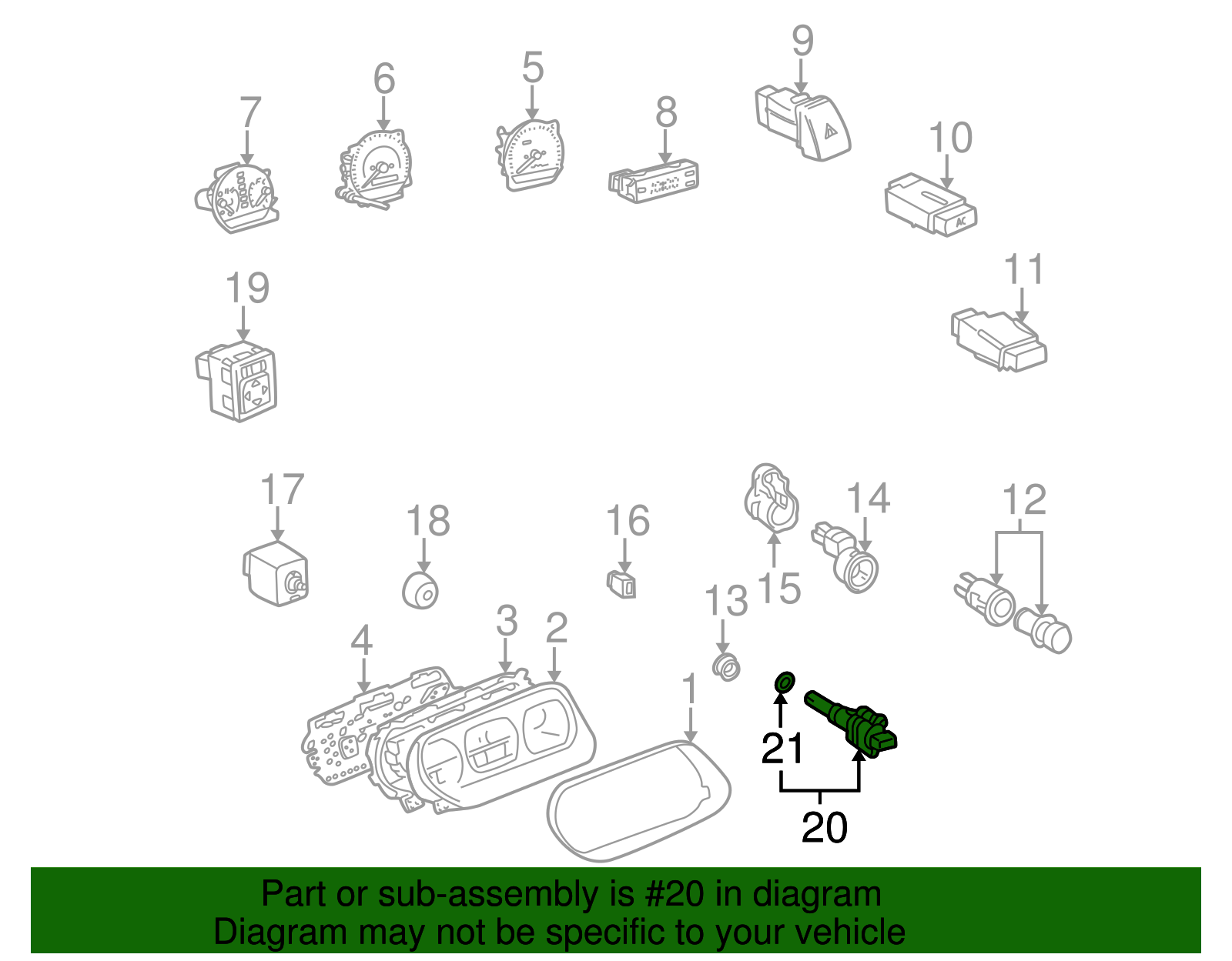 1992-2011 Toyota Sensor 83181-12040 | OEM Parts Online