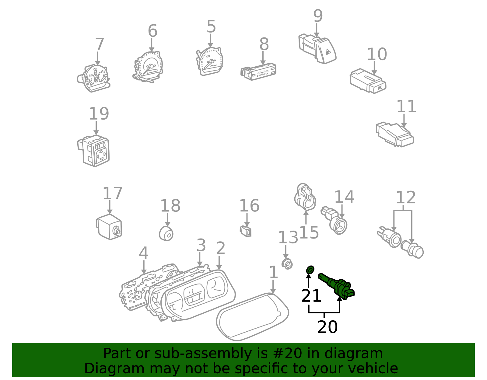 Genuine Official Toyota Vehicle Speed Sensor part# 89413-08020 for 1993 ...