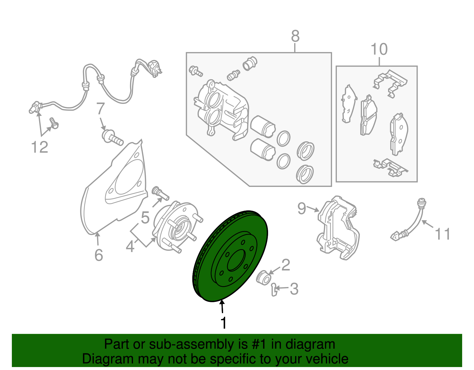 2008-2024 Nissan Rotor 40206-9FF0C | Nissan Parts Central