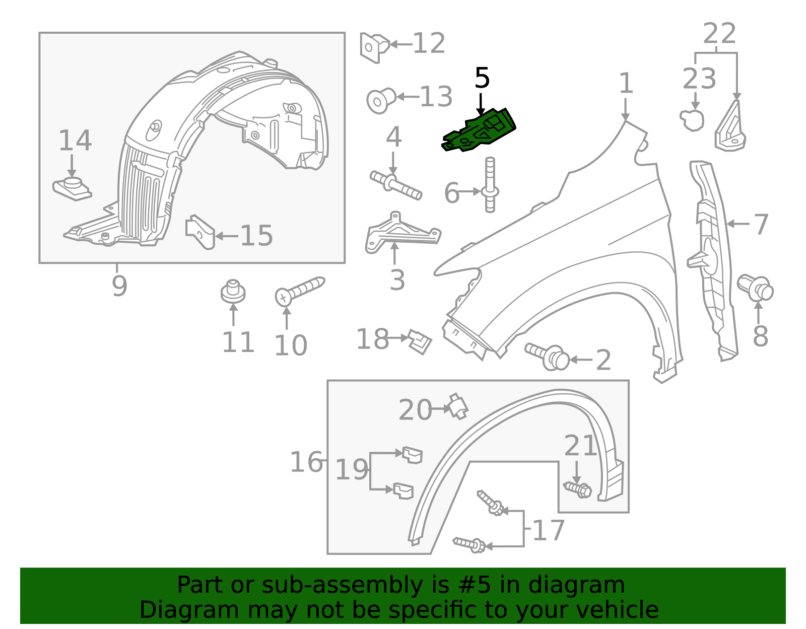 60262-TG7-A00ZZ - High-Quality Fender Bracket for AutoNation Parts