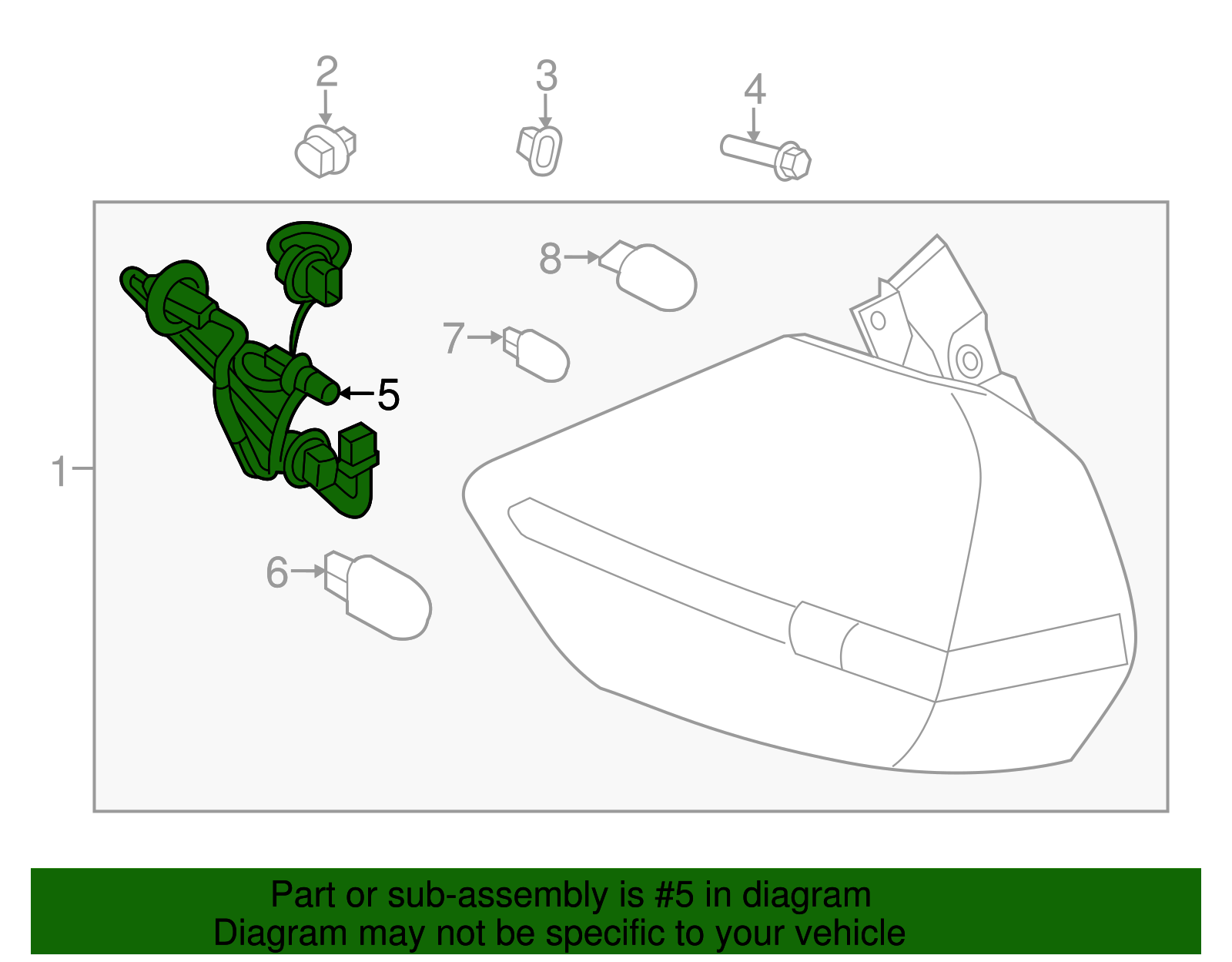 26551-4BA0A - 2014-2016 Nissan Rogue - Socket & Wire | Anicra Nissan Parts