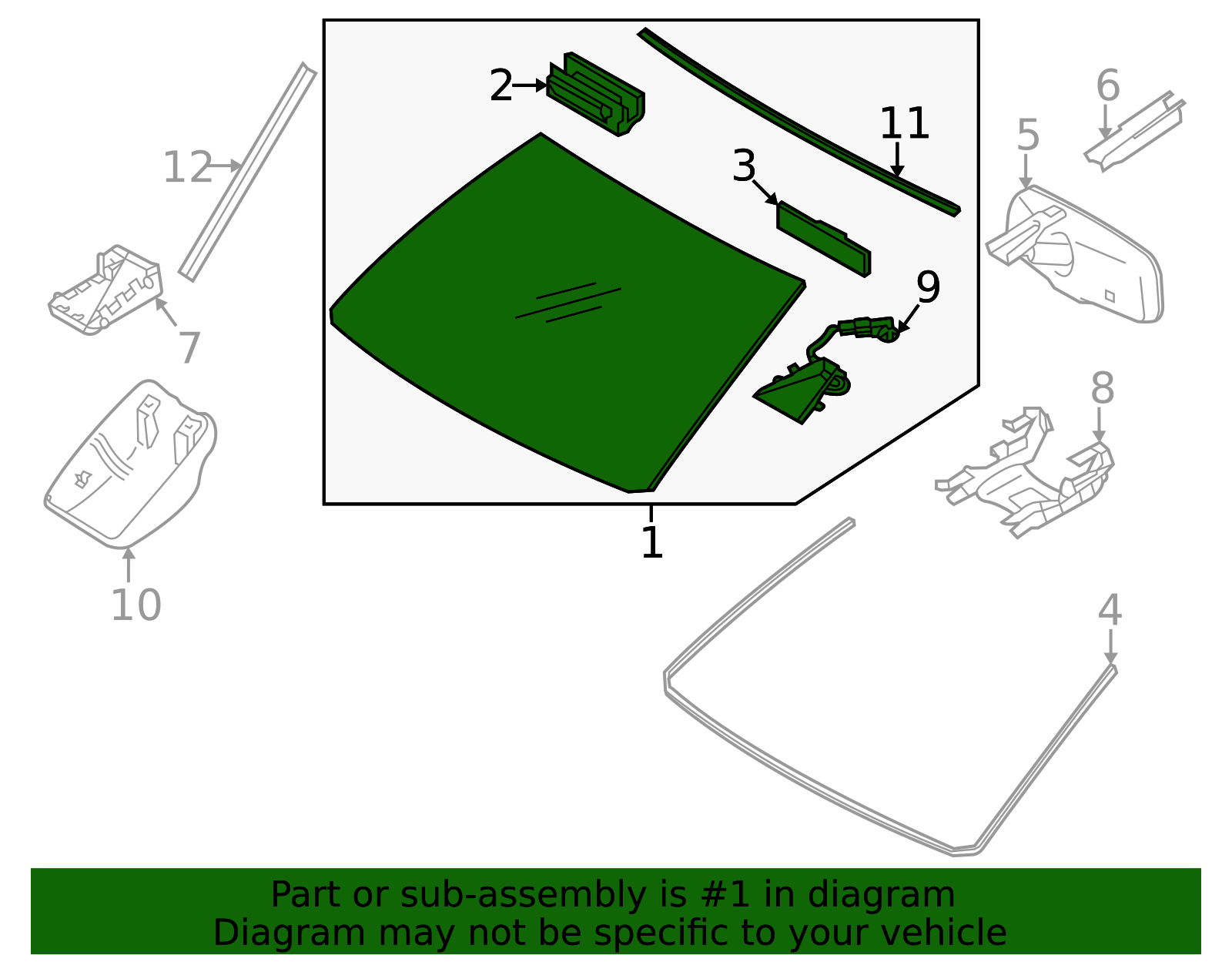 OEM 2020-2024 Toyota 4Runner Windshield Part # 56101-35320 | Modern ...
