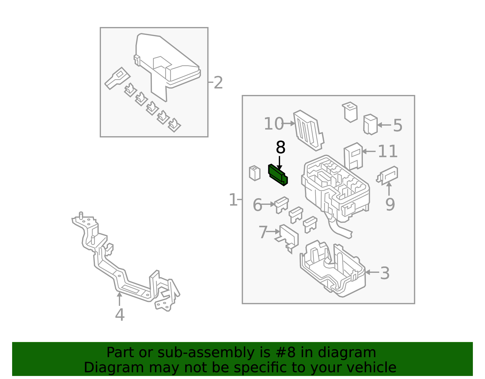 38232-TA0-A01 - Fuse 2009-2014 Acura TSX | Curry Acura Parts