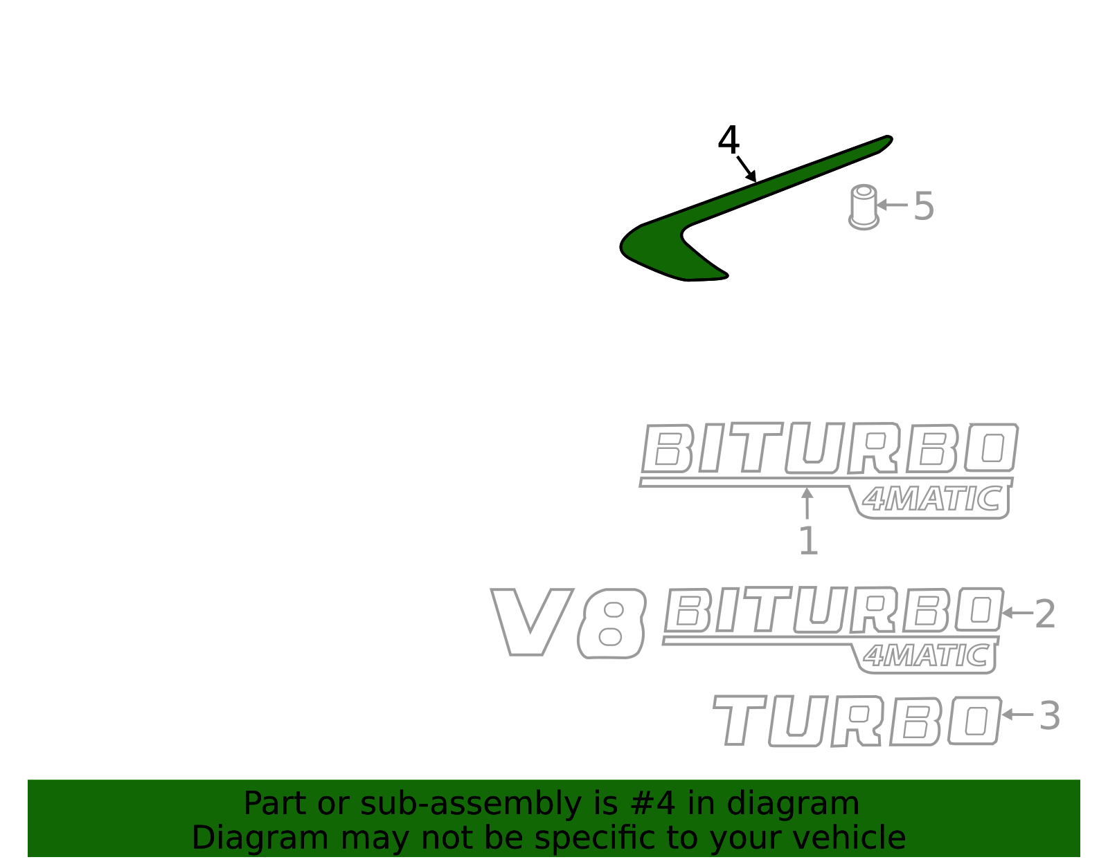 213-880-47-01 - Fender Molding 2019-2021 Mercedes-Benz | Mercedes-Benz ...