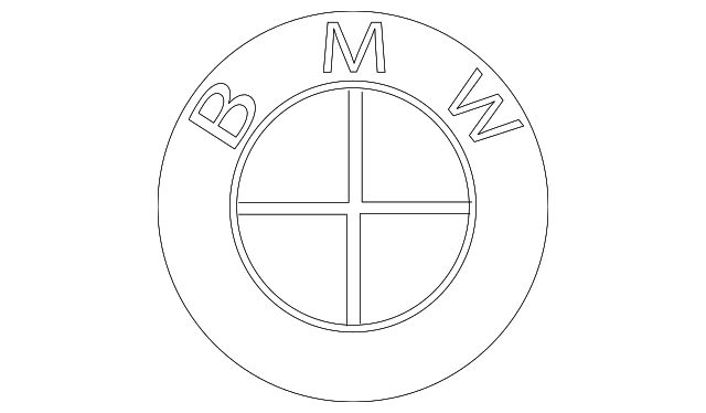 Genuine BMW 51-14-7-499-154 | Emblem - BMW Roundel | FREE Shipping on ...