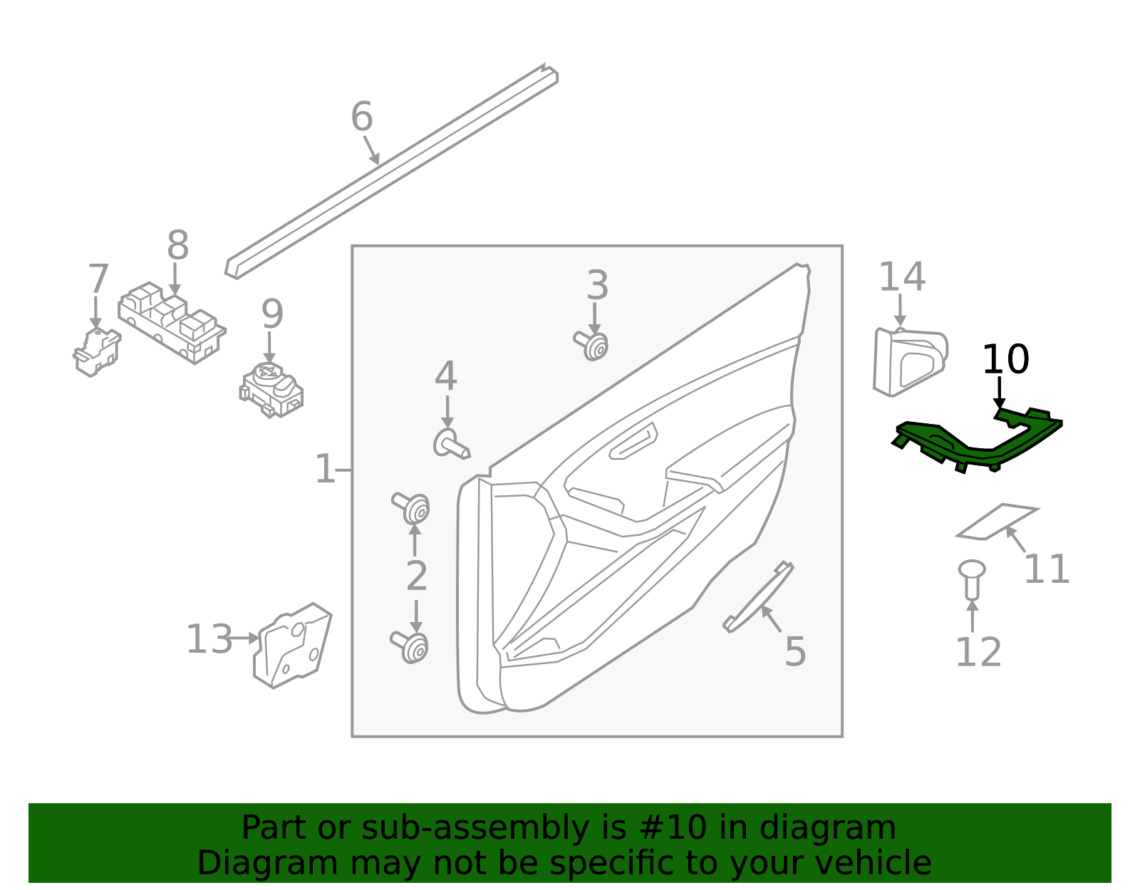 2013-2017 Hyundai Elantra GT Switch Panel 93572-A5010-RY | MotorMotor