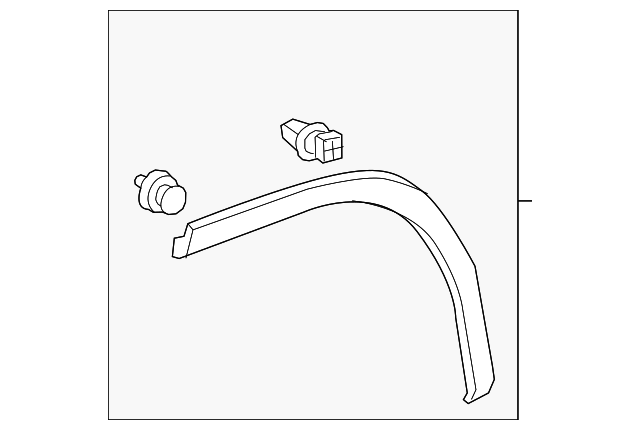 2016-2022 Lexus Wheel Opening Molding 75606-0E010 | OEM Parts Online
