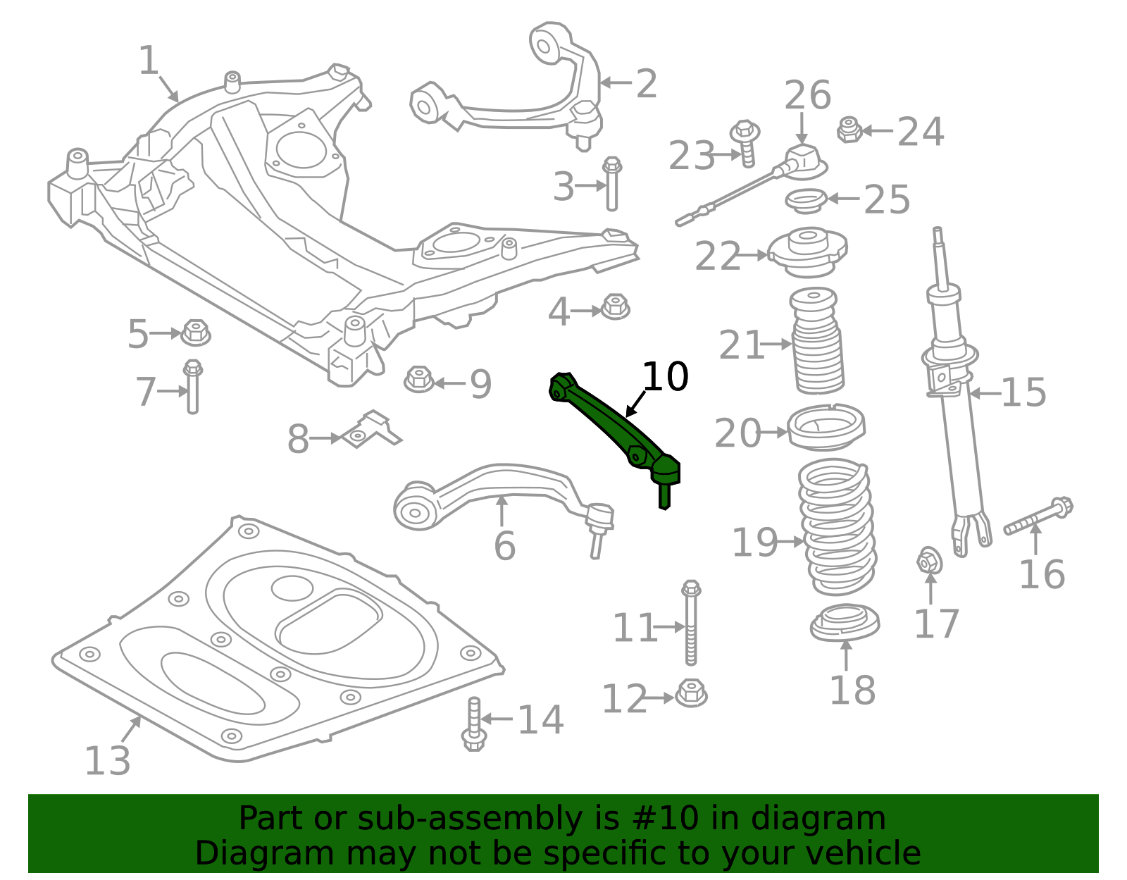 31122284978 - Rear Lower Control Arm (31-12-2-284-978) | BMW of South ...