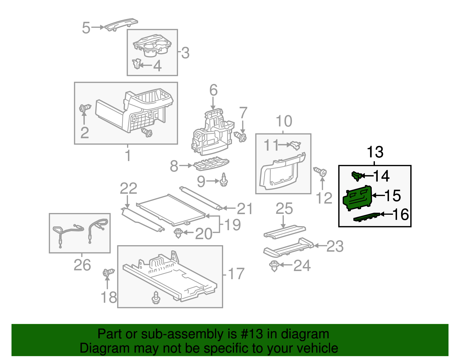 2015-2019 Toyota Sienna 2015-2019 Toyota Sienna - Box Assembly 58844 ...
