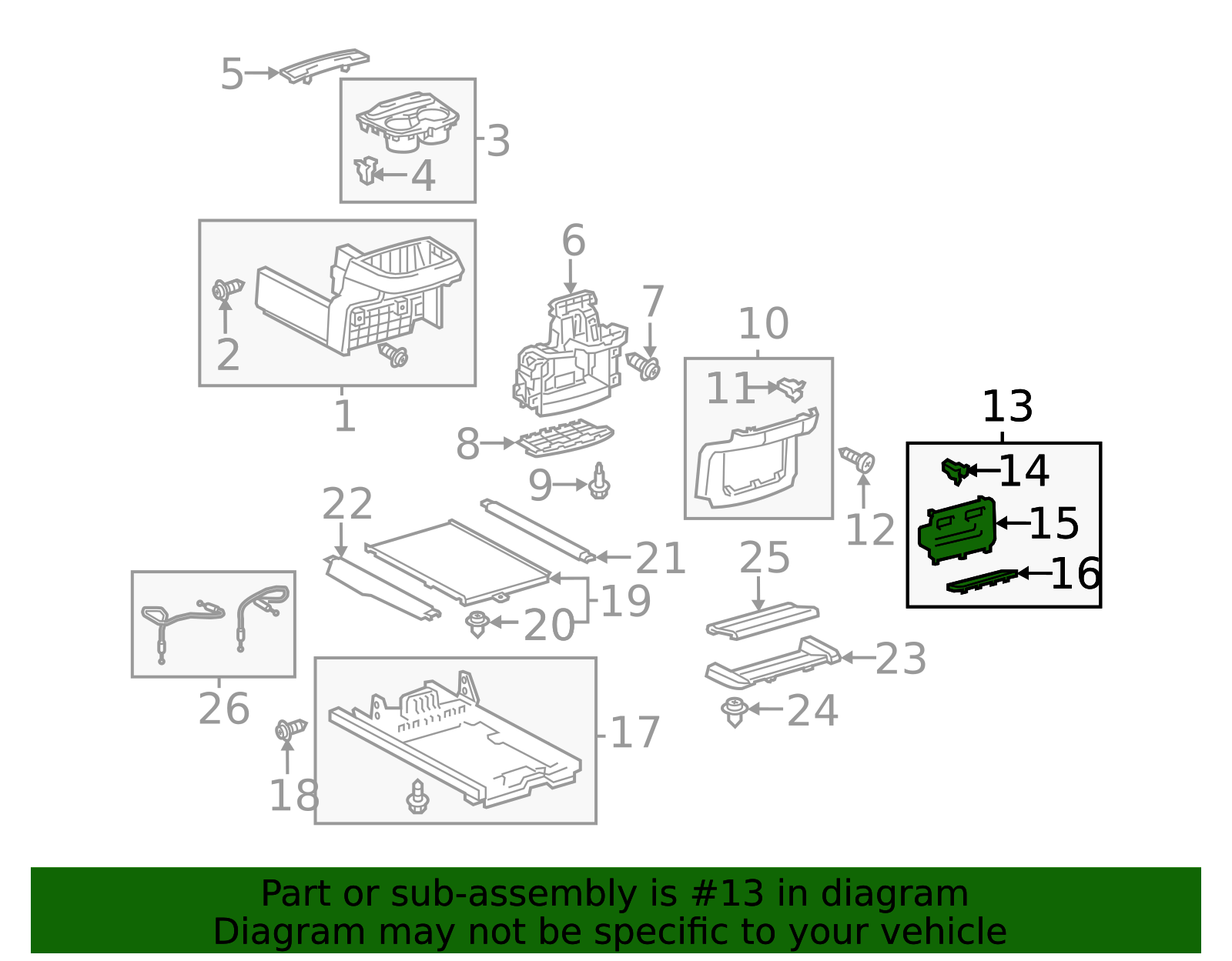 58844-08020-B0 - Box Assembly 2011-2014 Toyota Sienna | Toyota San ...