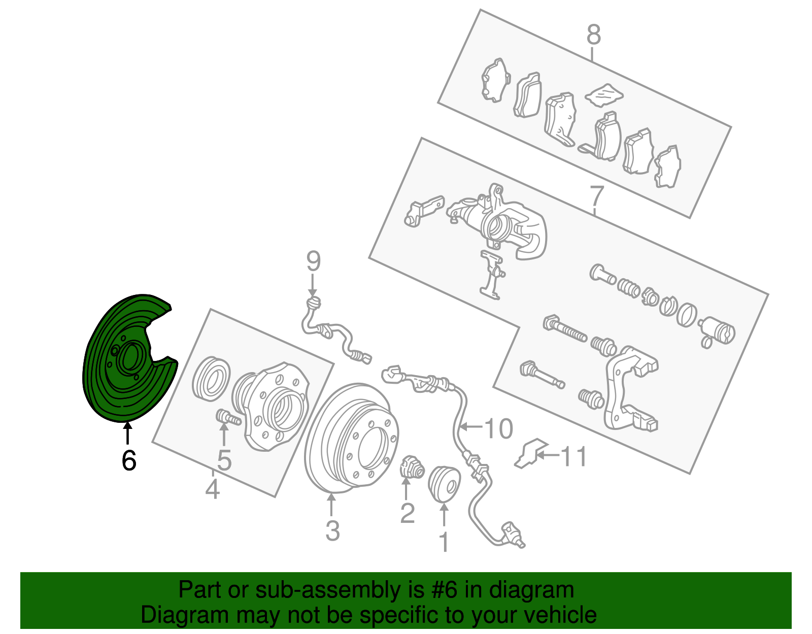43254-SDA-A51 - Splash Shield 2003-2007 Honda Accord | Honda Parts Online
