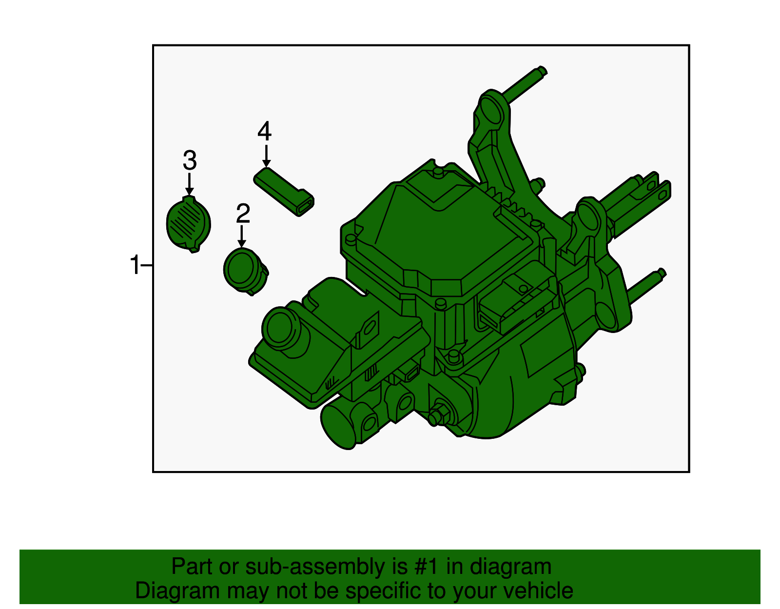 46007-5SW8C - Control Assembly-Brake 2019-2025 Nissan LEAF | Nissan ...