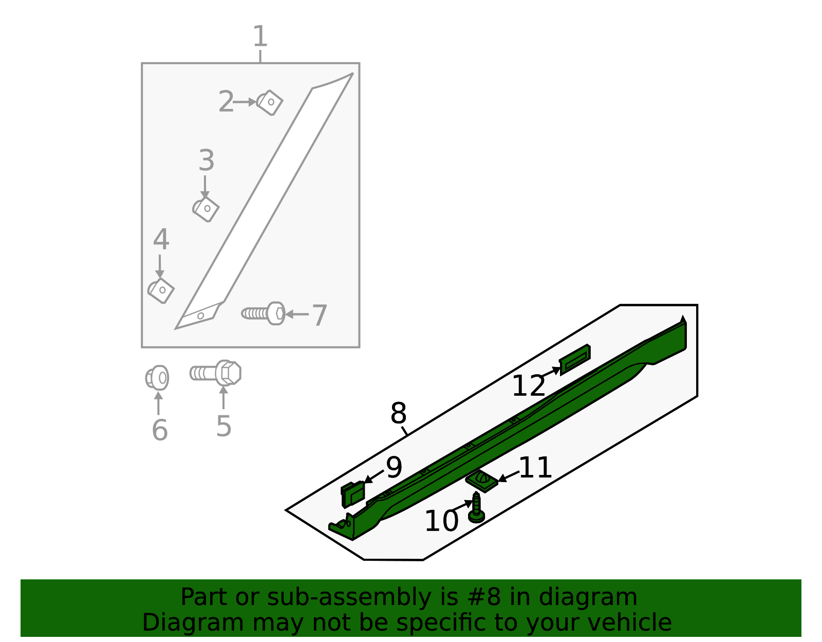 2012-2017 Hyundai Veloster Rocker Molding 87751-2V500 | MotorMotor
