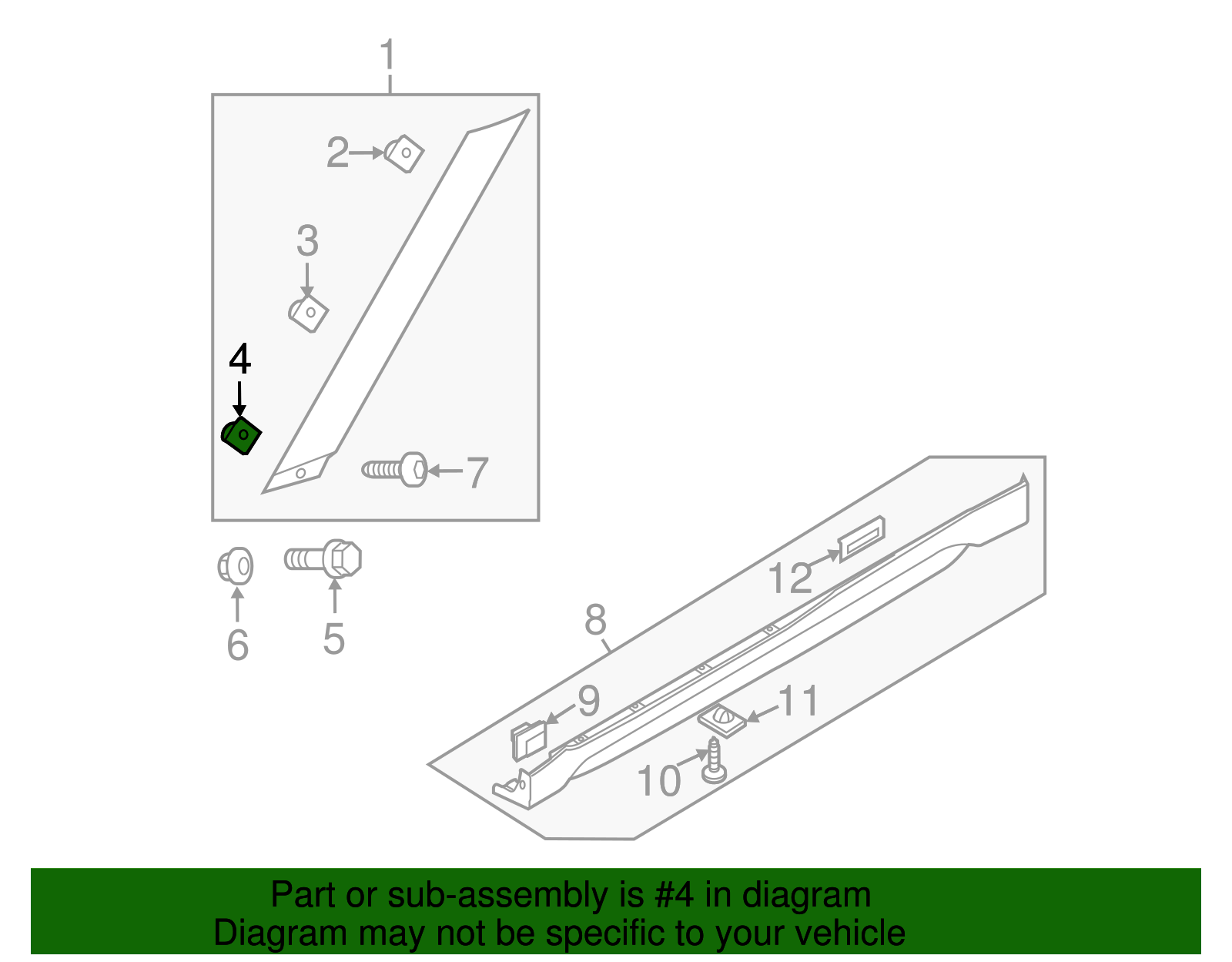 Genuine Trim Clip for 2012-2025 Hyundai | Part# 86179-2V000 | Hyundai ...