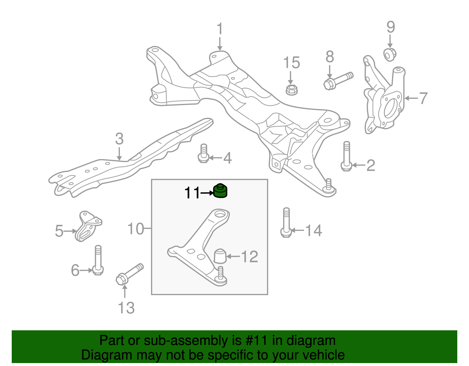 54570W000P - Bushing 2007-2024 Mitsubishi | Mitsubishi Motors Store