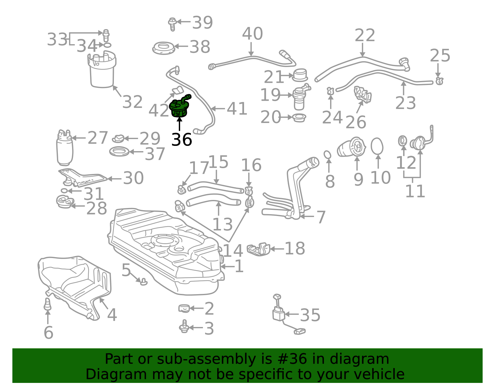 77024-52030 - Fuel Pump Housing 2000-2005 Toyota | Longo Toyota Parts