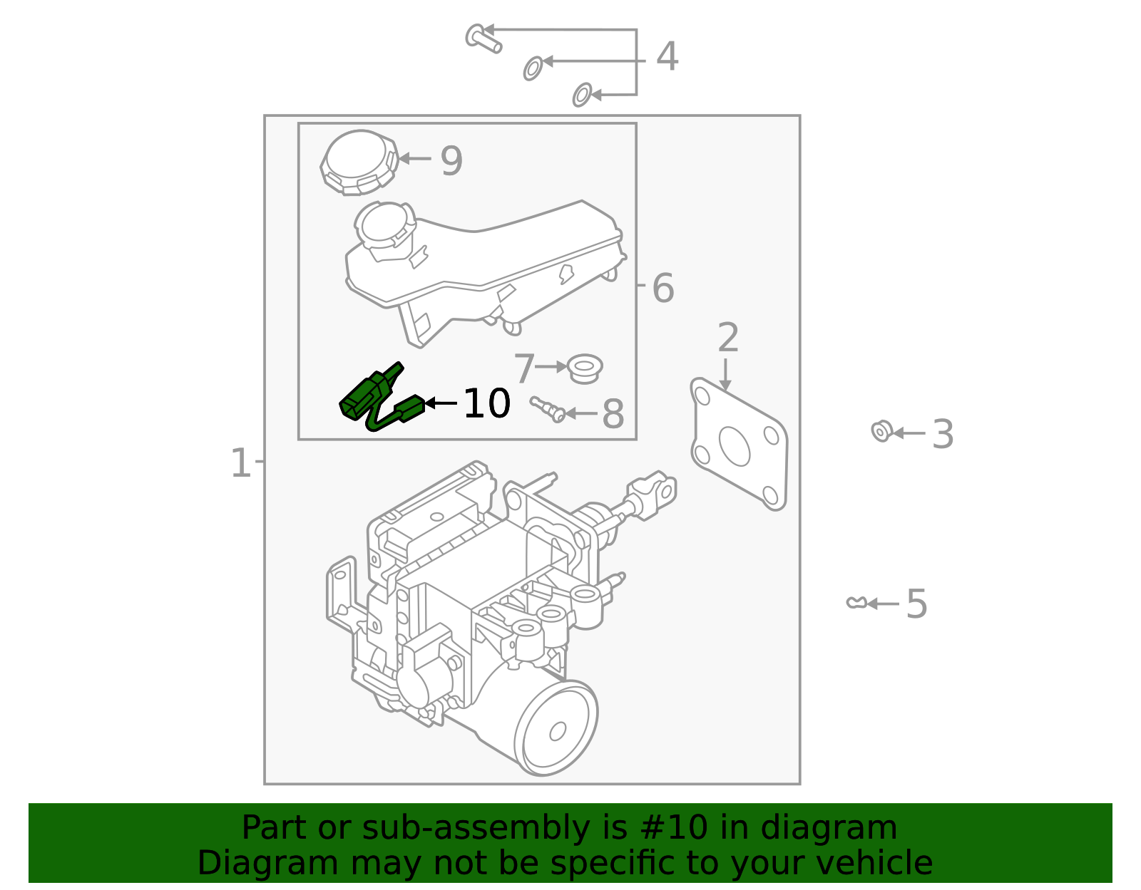 58535-G9000 - Brake Fluid Level Sensor 2019-2025 Kia | Kia.Parts Store