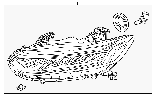 33150-TVA-A02 - Headlamp Assembly 2018-2022 Honda Accord | Honda Parts ...