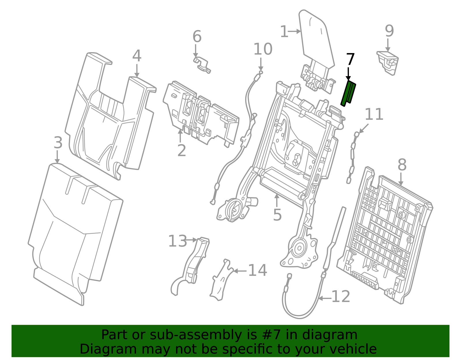 2025 Toyota 4Runner Strap 72921-35010-C0 | MotorMotor