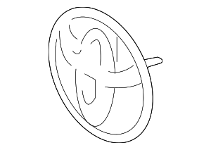 75311-0C030 - Grille Emblem (Front) 2007-2022 Toyota | Longo Toyota Parts