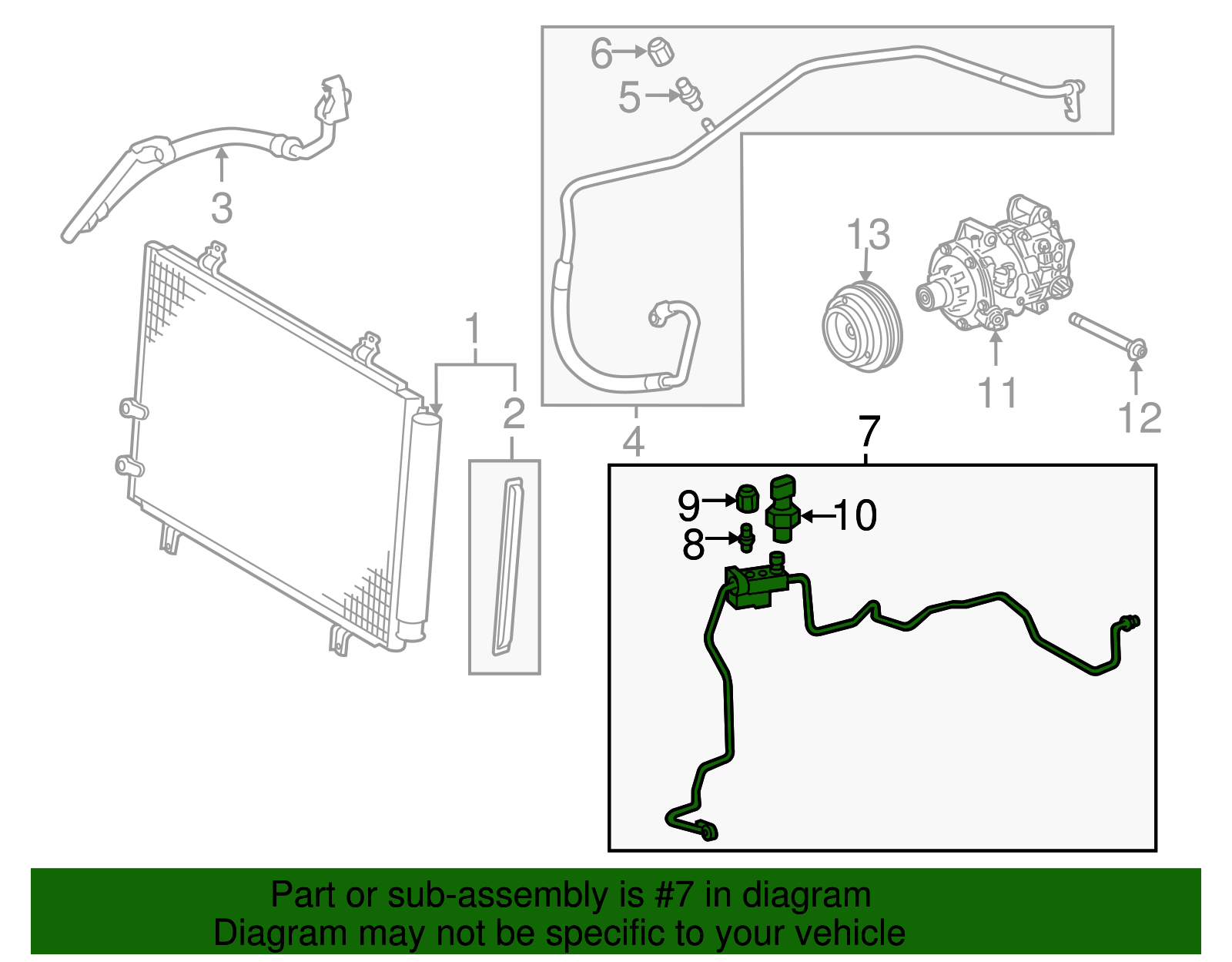 2012-2018 Toyota 2012-2018 Toyota - Liquid Line 88710-06320 | Sparks Parts