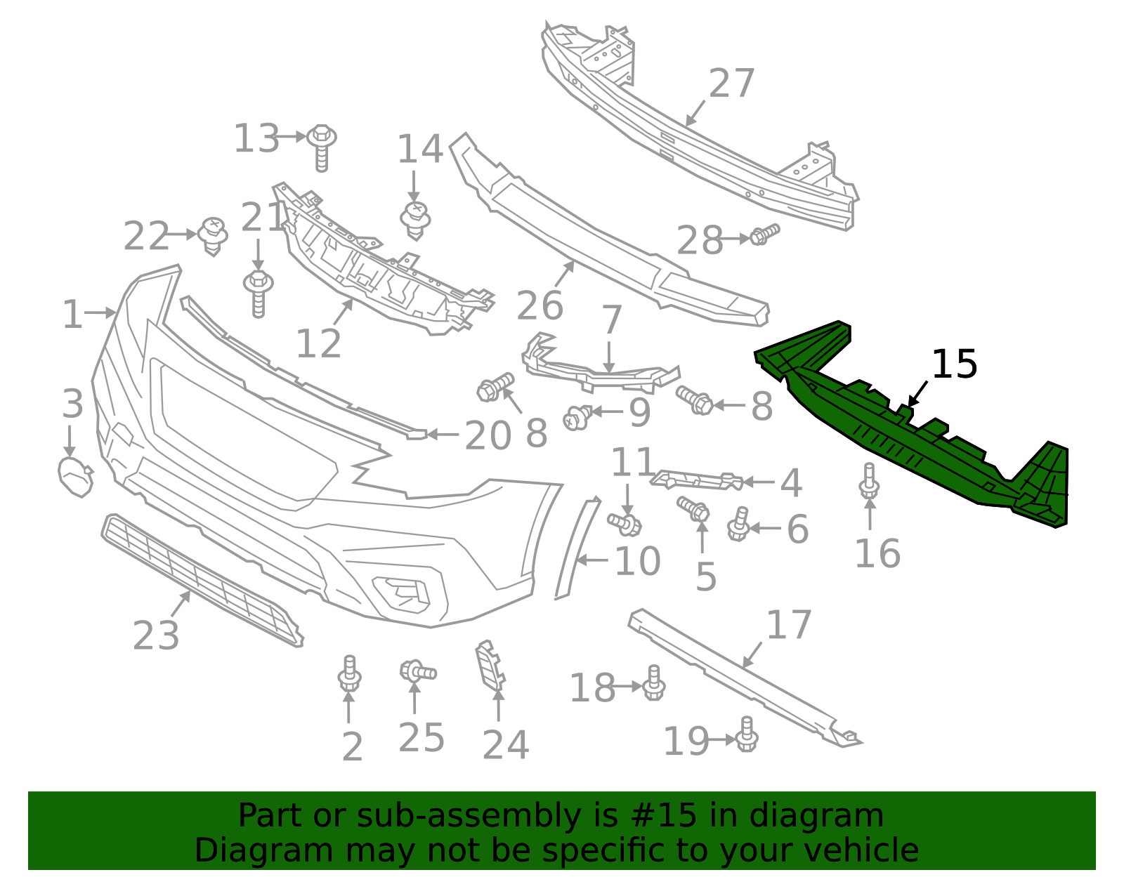 2020-2022 Subaru Outback Lower Bracket 57707AN07A | Subaru Parts Store
