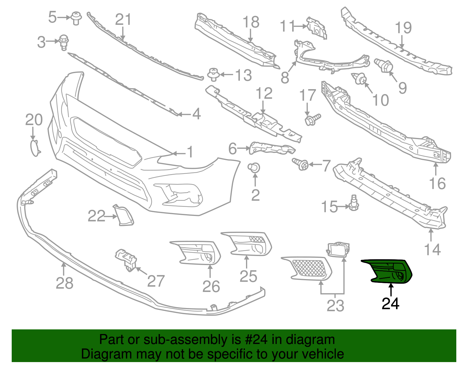 2018-2021 Subaru Bezel 57731VA360 | QuirkParts
