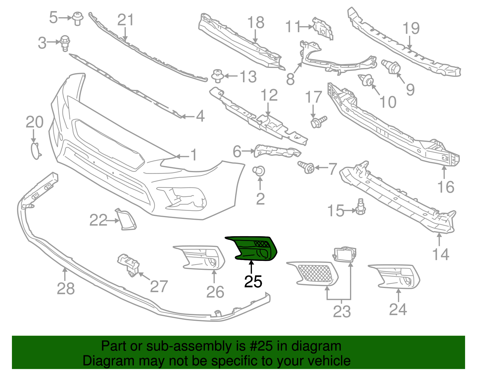 57731VA380 - 2018-2021 Subaru - Bezel | OEM Subaru Parts Center