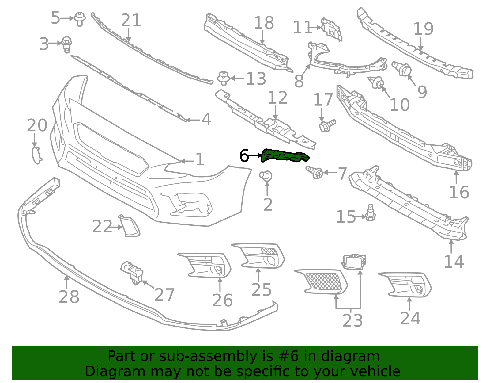 2015-2021 Subaru Retaining Bracket 57707VA030 | Subaru Parts Store