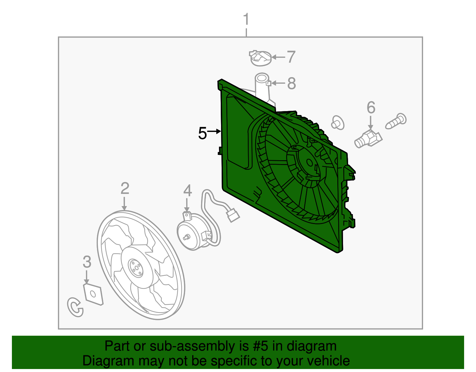 25350-3X500 - Fan Shroud 2015-2018 Kia | Kia.Parts Store