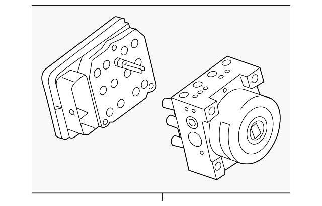 2014-2016 Chevrolet Impala Electronic Brake Control Module with Brake ...