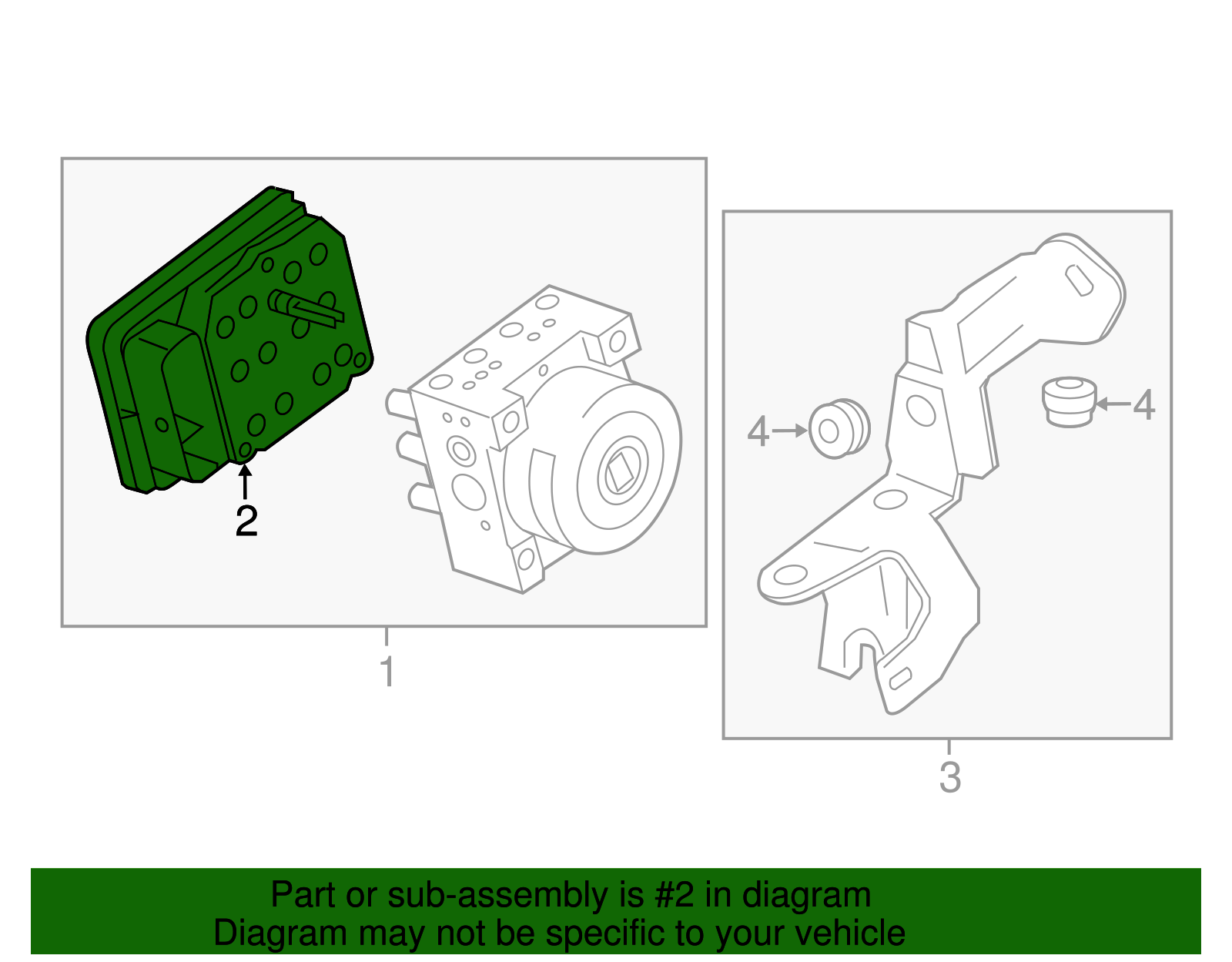2014-2020 Chevrolet Impala Electronic Brake Control Module Assembly ...