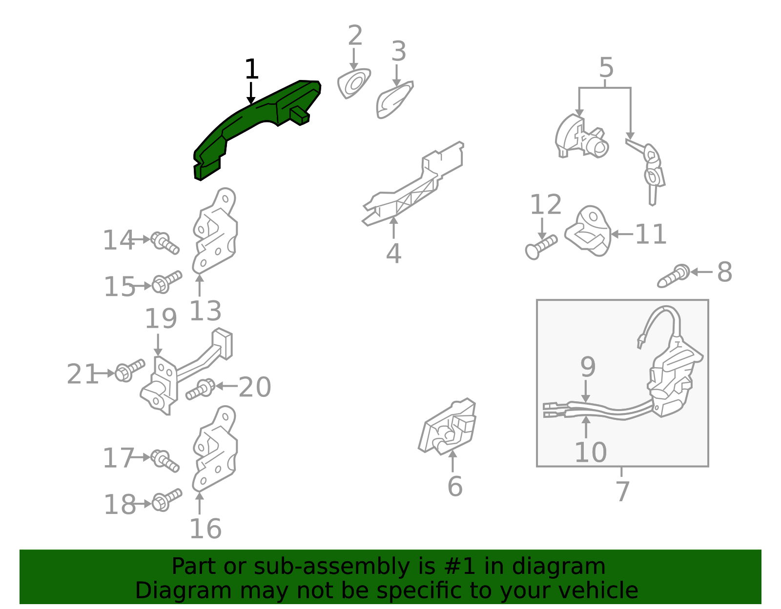 82651-2S010 - Hyundai Handle, Outside Performance Auto Parts