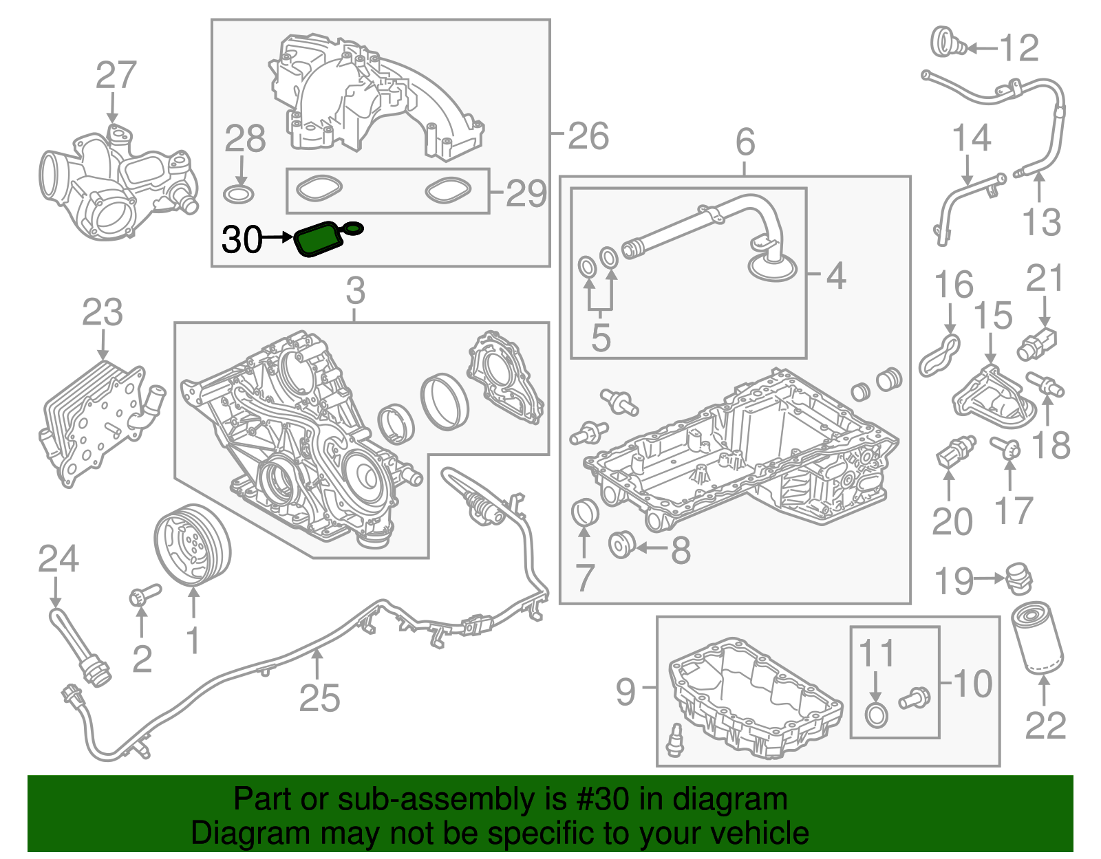 Genuine OEM Ford Part - Engine Intake Manifold Gasket BC3Z-9439-A ...